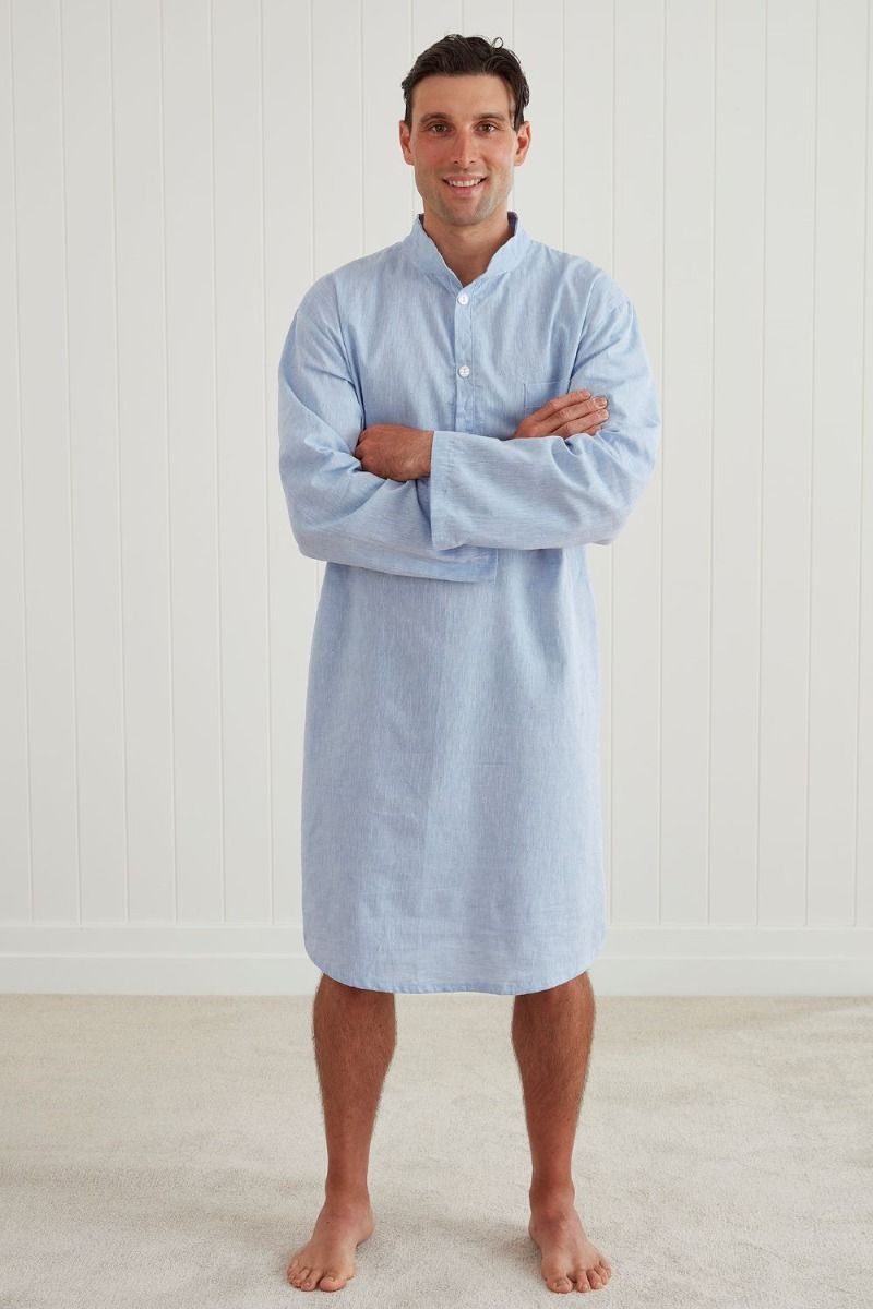 Mens Nightshirts | Baksana Sleepwear
